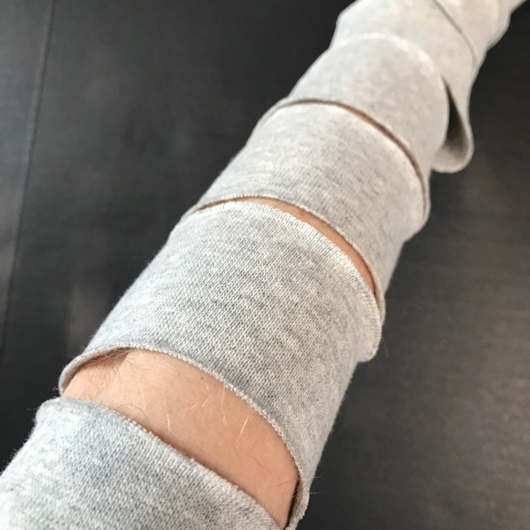 Hand Crafted | Accessories | Cut Out Gloves Gray Arm Warmers Ripped ...